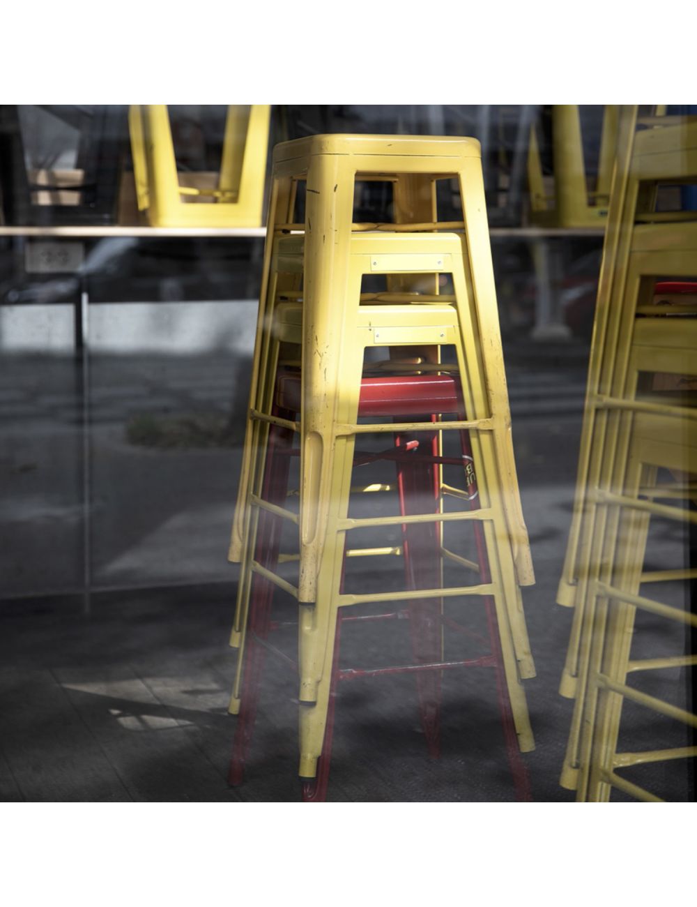 Box lumineuse « Chaises » Rémi Gintzburger x Dada